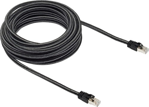 50 Ft Amazon Basics Braided RJ45 Cat-7 Gigabit Ethernet Patch Internet ...