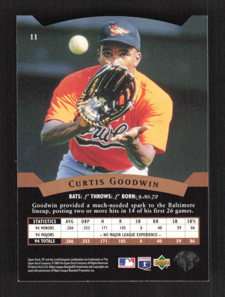 Curtis Goodwin PP, FOIL 1995 SP Baltimore Orioles #11 | eBay