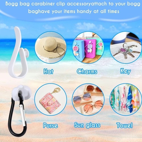 9pcs Universal Key Holder Plastic Insert Charm Hooks Rubber Tote Bags ...
