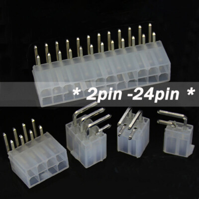 Molex 4.2mm 2/4/6/8/10/12/14/16/18/20/22/24 Pin Way PCB Multi Plug ...
