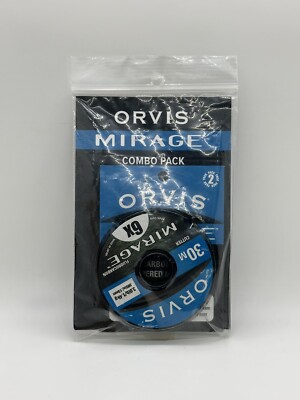 Orvis Mirage 30M Fluorocarbon Combo Pack Leader & Tippet 6X Fly Fishing ...