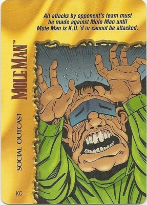 Marvel OVERPOWER Classic MOLE MAN Social Outcast special | eBay