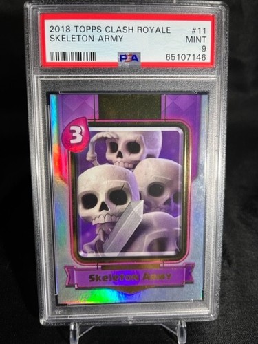 2018 Topps Clash Royale EPIC Card Skeleton Army Skarmy PSA 9 1st ever ...