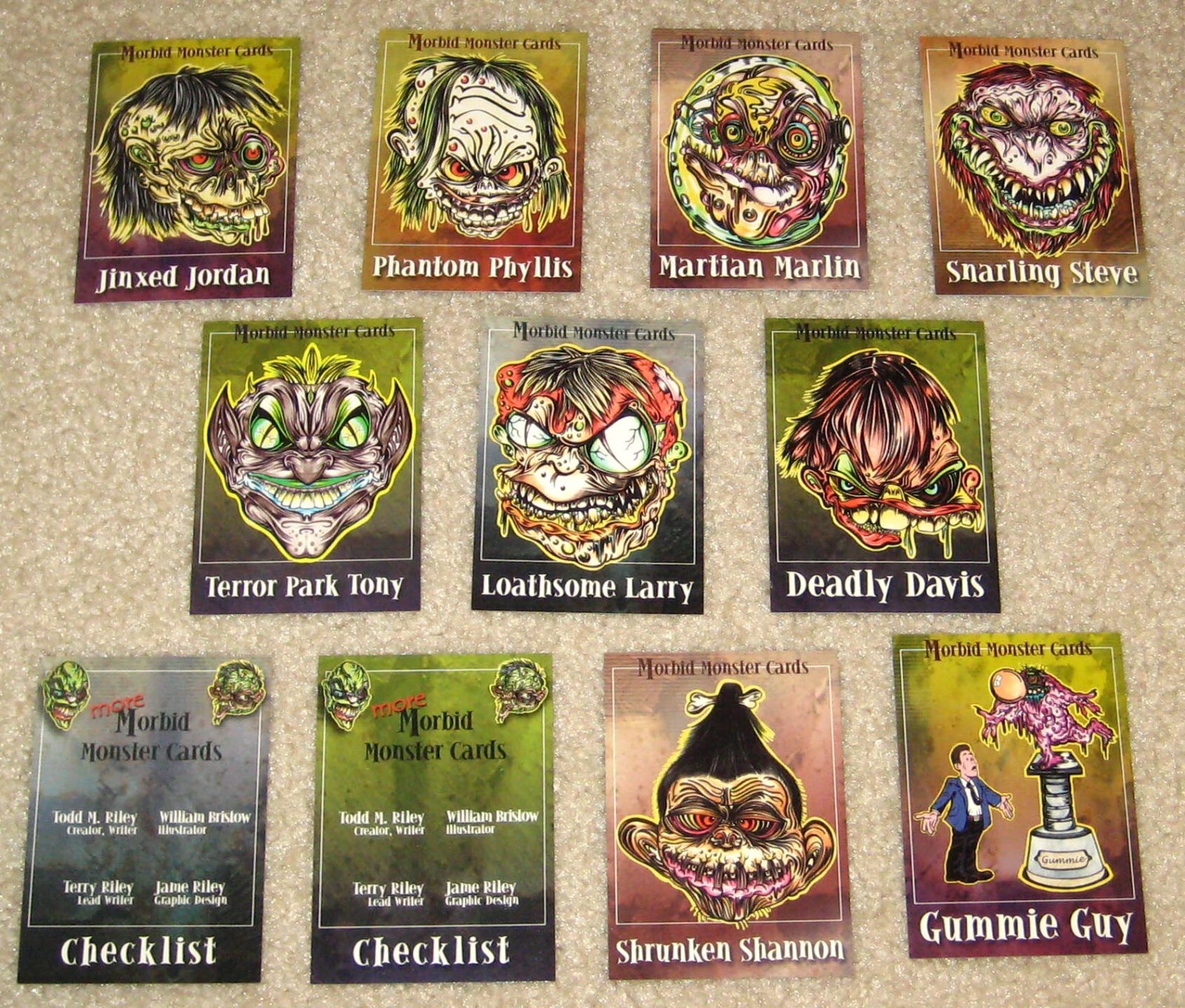 Morbid Monster Cards Series 2 Promotional Promo Card Set | eBay