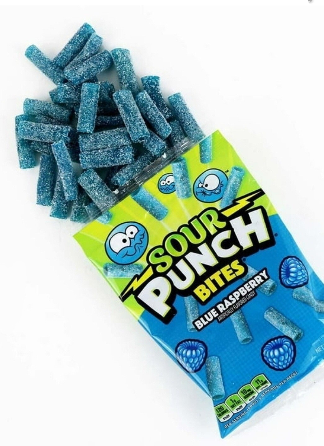 Sour Punch Bites Tropical Blends Flavors Chewy GUMMI Candy 2 Pack of 3 ...