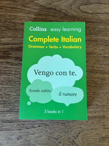 Collins easy learning complete Italian Grammar & Verbs & Vocabulary ...