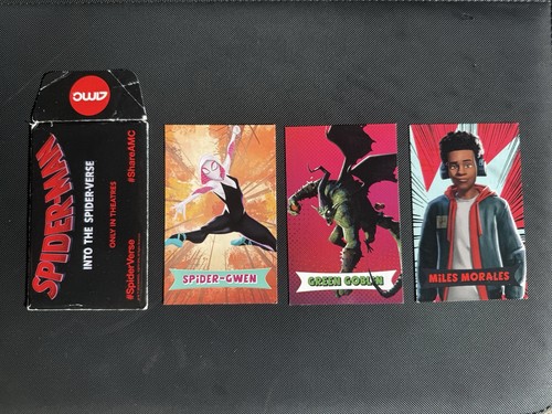 Spider-Man: Into the Spider-Verse 2018 AMC Theatre PROMO Cards | eBay