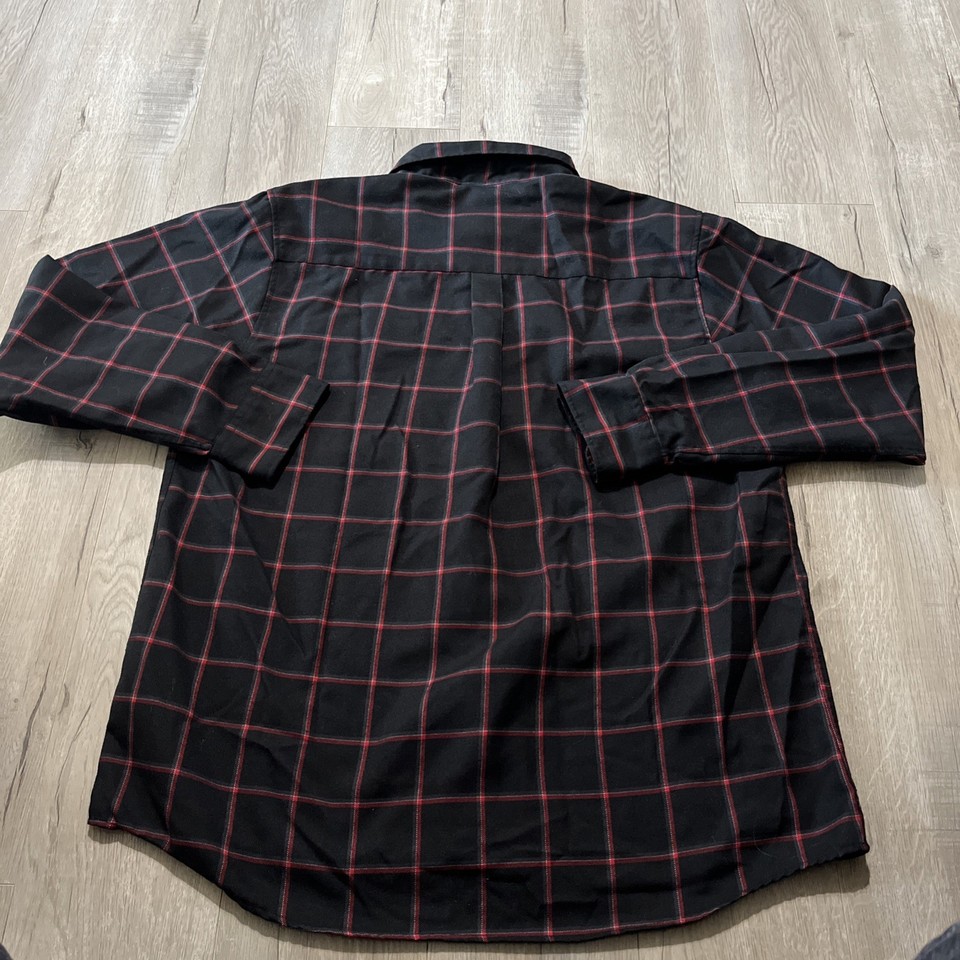 Dixxon Flannel Men’s XXL Long Sleeve Button Snap Red Black Slayer | eBay