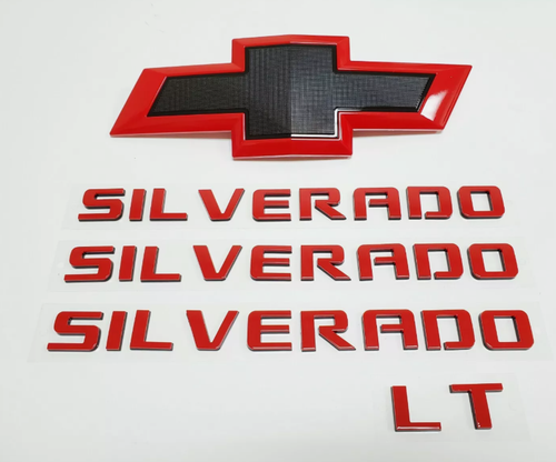 2019-2021 Silverado 1500 Bowtie Grille Emblem Double Layer Silverado LT ...