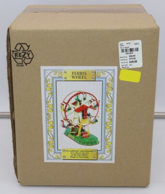 Germany Ferris Wheel Wind Up Tin Toy - REPRODUCTION - NEW IN PACKAGE ...