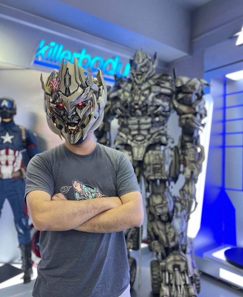 Megatron Helmet Killerbody TRANSFORMERS Megatron Wearable Helmet
