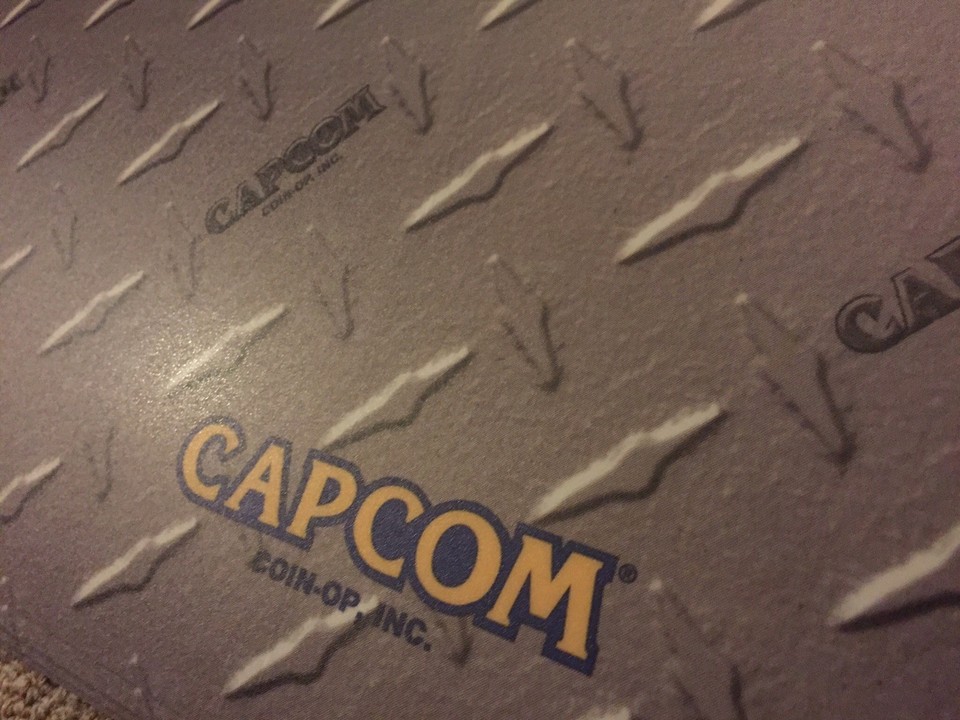 Laminated Capcom Diamond Plate Arcade Control Panel Overlay 30” X 17 ...
