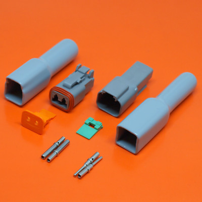 Deutsch DT Series 2 Pin Plug & Receptacle Connector Kits With Optional ...