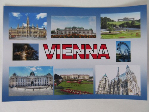 VIENNA - JUMBO FRIDGE MAGNET - Schonbrunn Palace, Hofburg Palace, St ...