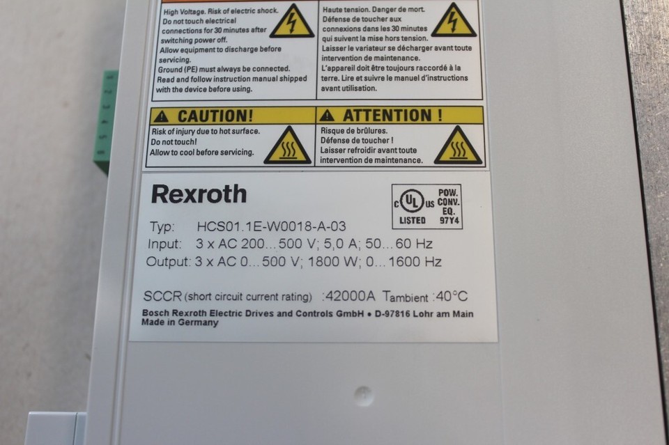 Bosch Rexroth R911331681 - NEW ITEM/USA STOCK/FAST SHIPPING!!! | eBay