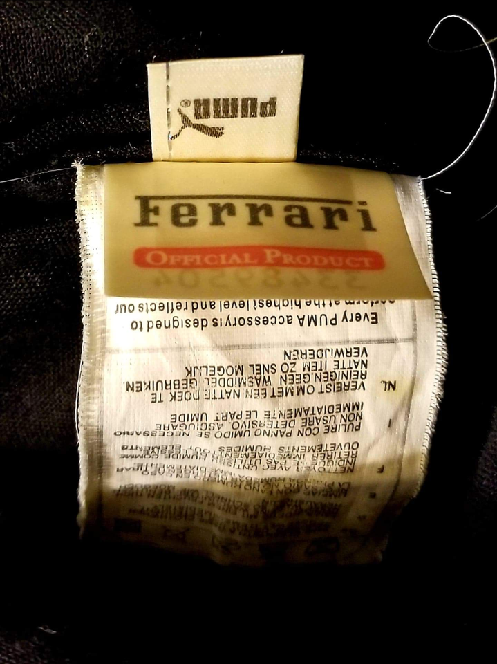 Vintage PUMA FERRARI Official Bag Purse 100% Cotton ACNJJ RN62200 ...