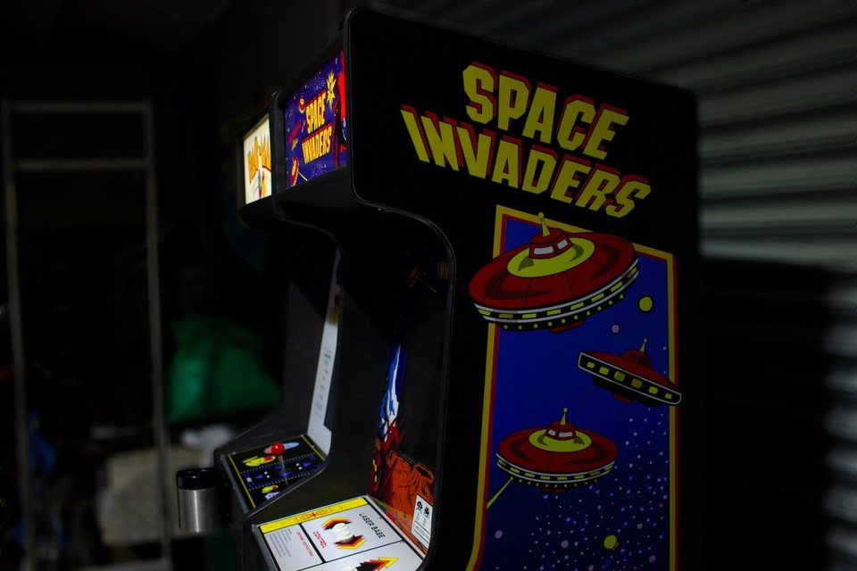 Donkey Kong Asteroids Tetris Pac Man etc 1x Full Size Arcade Cabinet ...