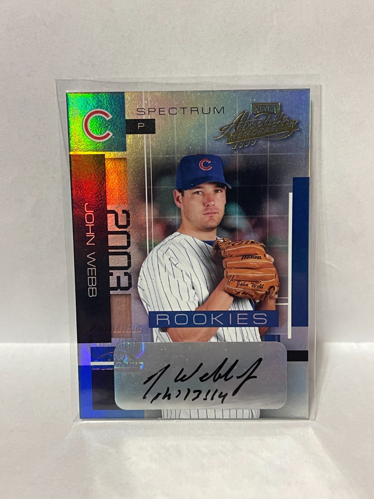 2003 Absolute Memorabilia Spectrum Signatures #172 John Webb ROO/250 ...