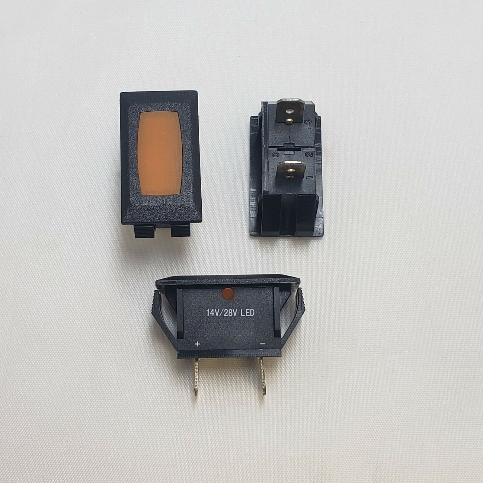 1Z-04-U SIGMA SWITCHES REPLACEMENT AMBER LIGHTED 12V LED INDICATOR ...