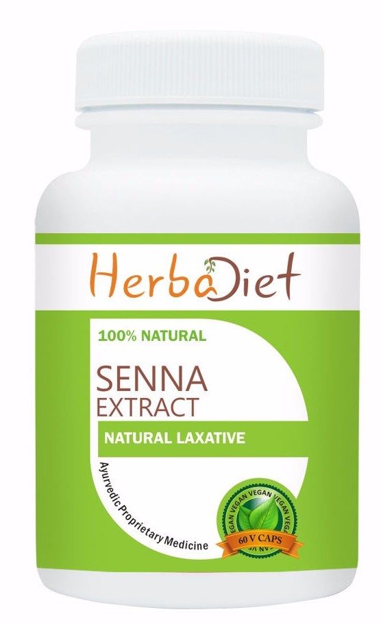 Senna Leaf 20% Herbal Laxative Colon Detox Sennosides Extract 500mg 240 ...