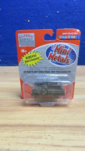 Mini Metals HO Scale 54 FORD F-350 UTILITY TRUCK NEW YORK CENTRAL RR ...
