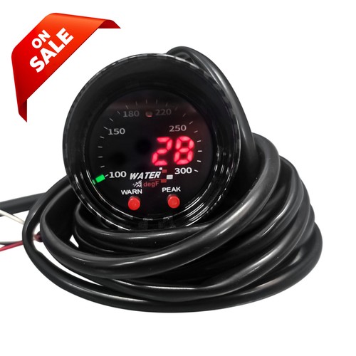 X-Series Electronic 300F/150C 16" Water Oil Temperature Digital Gauge ...