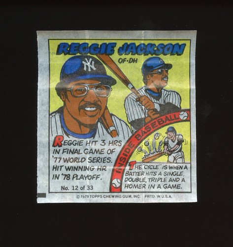 1979 Topps Comics Set-Break # 12 Reggie Jackson *GMCARDS* | eBay