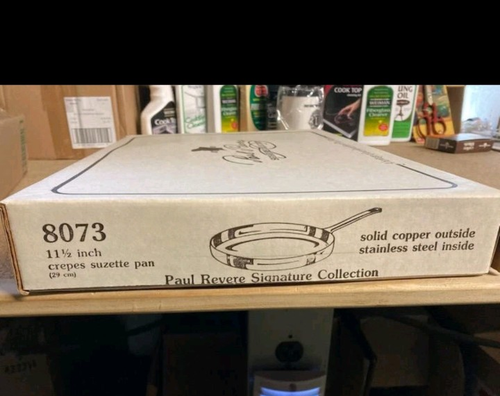New Retro Paul Revere Ware USA Copper ss Crepe Suzette Pan 8073 | eBay