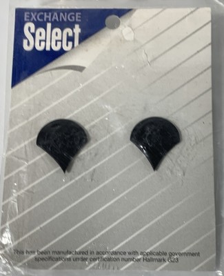 Pair of US Army Specialist SP4 E4 Black Subdued Metal Rank Insignia New ...