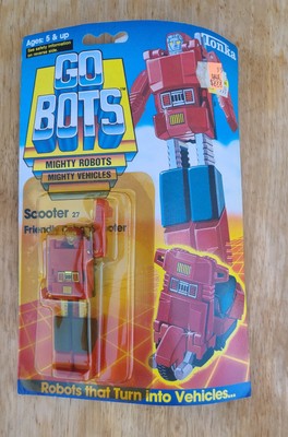 New Original 1984 Go-bots Mighty Robots “Scooter”Tonka 7255-RARE ...