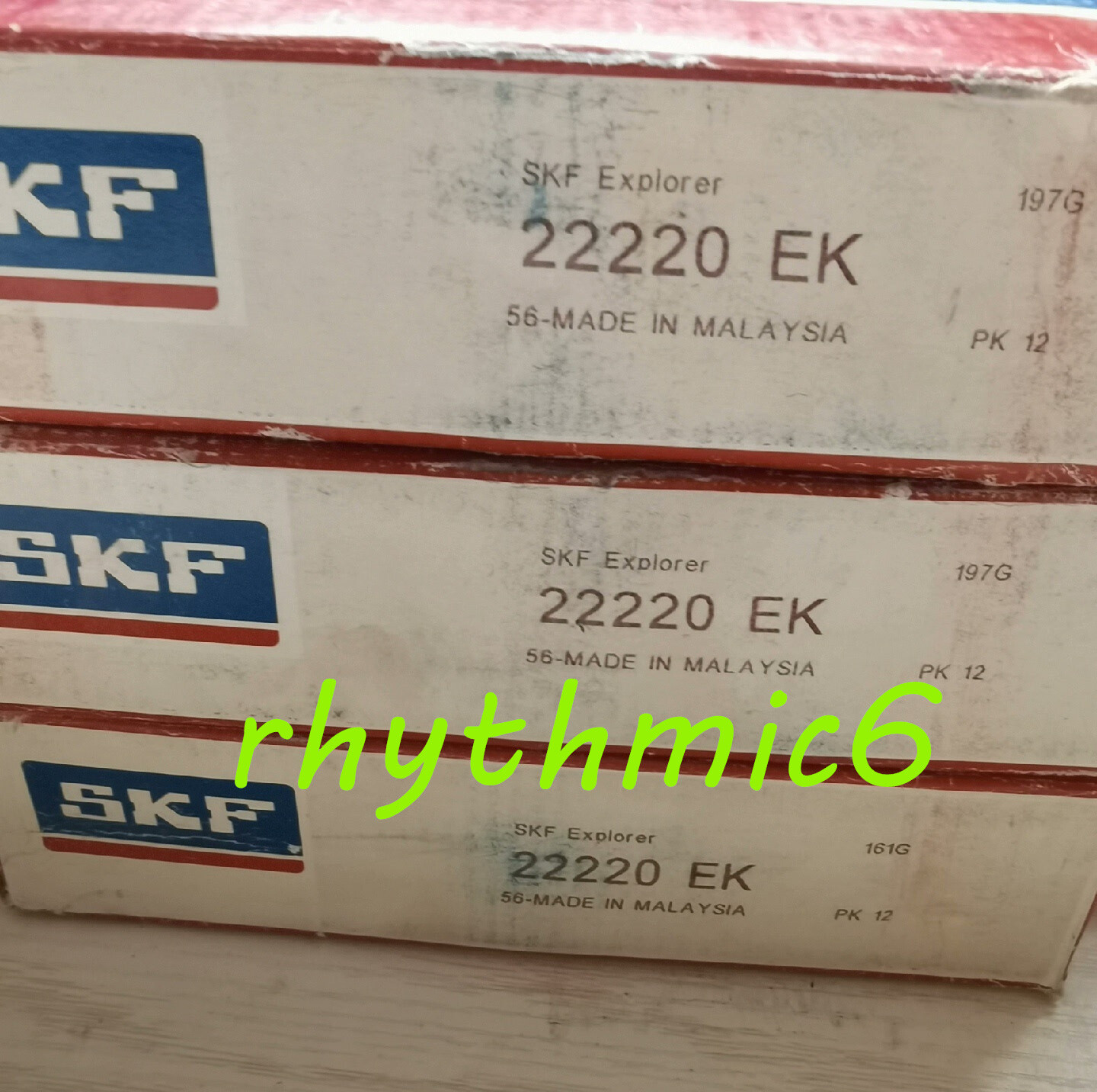 New SKF 22220EK Metal Sealed Ball Bearing TAPERED ROLLER BEARING DHL or ...
