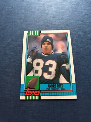1990 Topps Football Andre Reed #204 HOF Set Break NM-MT | eBay