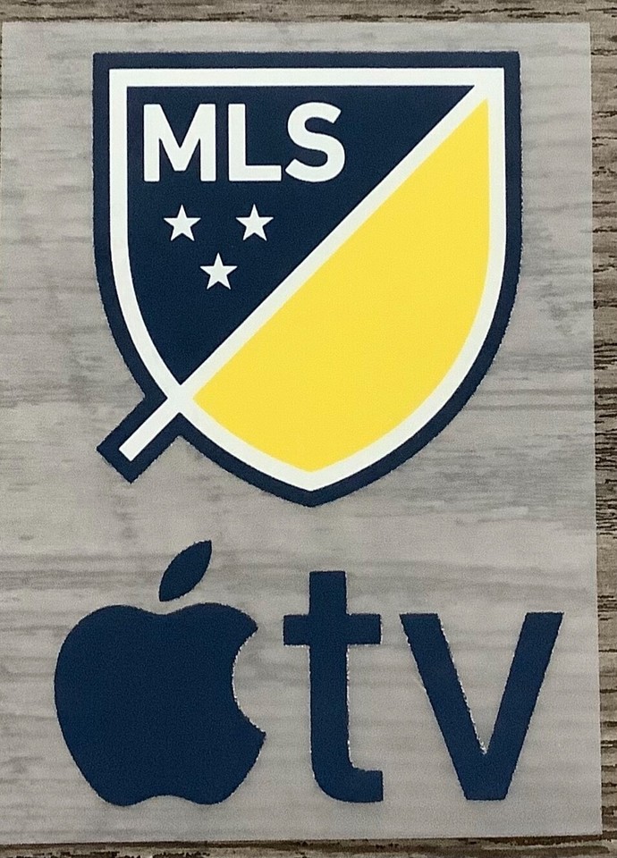 AMERICAN LEAGUE MLS SOCCER APPLE TV&SPONSOR IRON ON PATCHES | eBay