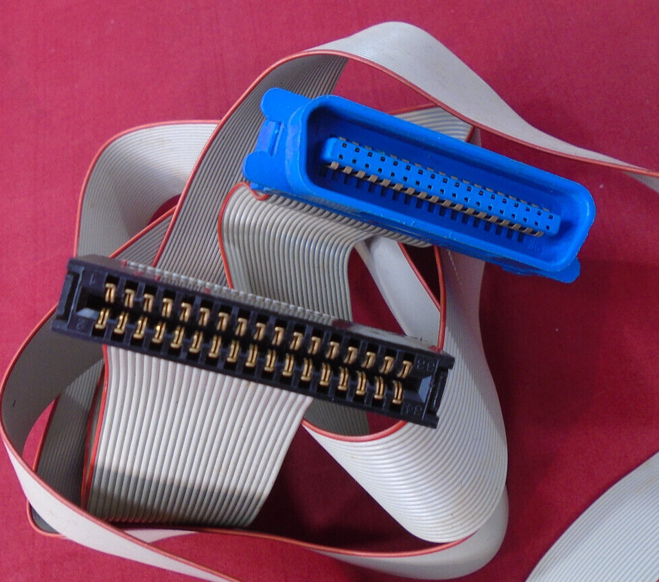 Centronics/Parallel Printer lead/cable 34way edge connector TRS80 mk ...