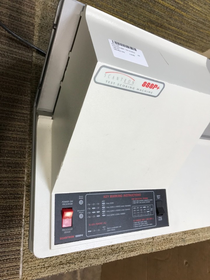 **Scantron 888P+ Test Scoring Machine ** | eBay