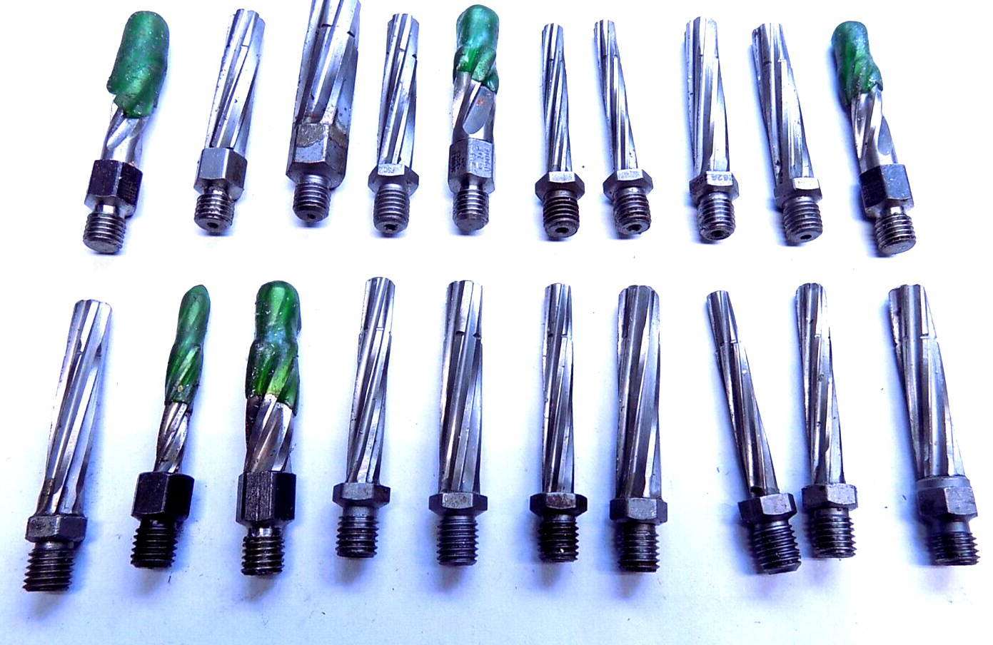 35 Assorted 1/4-28 Threaded Reamers Aircraft Tool Made in the USA ...