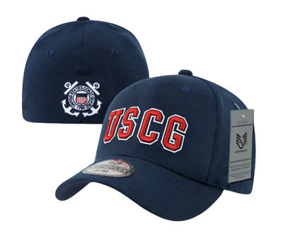 United States Coast Guard USCG Flex Military Baseball Fit Ball Cap Hat ...