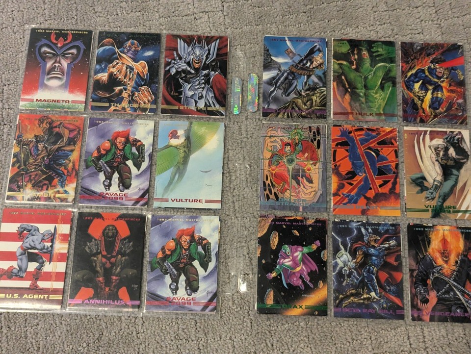 1993 Marvel Masterpieces Trading Cards Lot of 36 | eBay