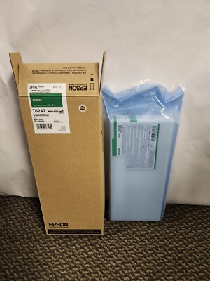 EPSON GREEN ULTRACHROME GS INK T6247 sealed in box (2014) | eBay