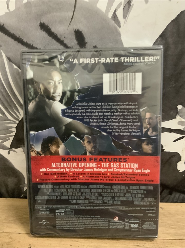 ☀️ BREAKING IN (DVD 2018) UNRATED DIRECTOR'S CUT - BRAND NEW SEALED ...