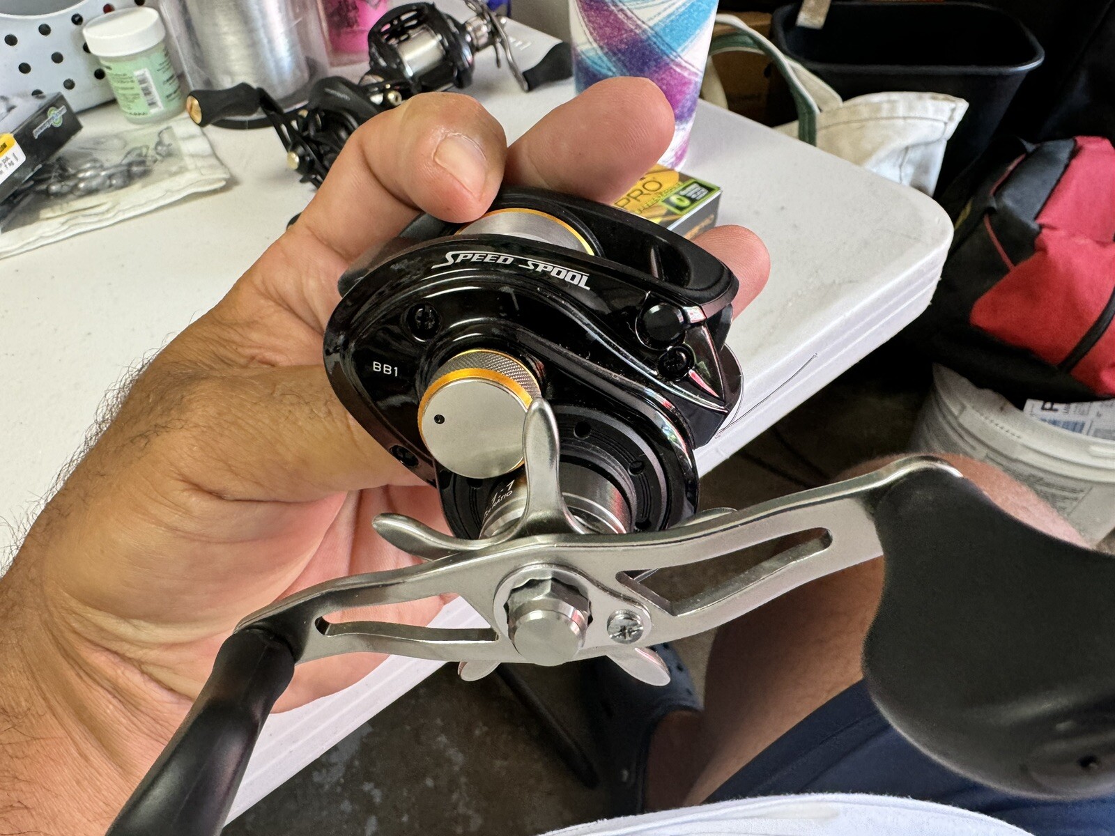 Lew's BB1 Pro Baitcast Reel Zero Reverse One-Way Clutch Bearing Speed ...