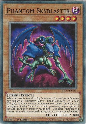 Yu-Gi-Oh: PHANTOM SKYBLASTER - SDPL-EN015 - Common Card - 1st Edition ...
