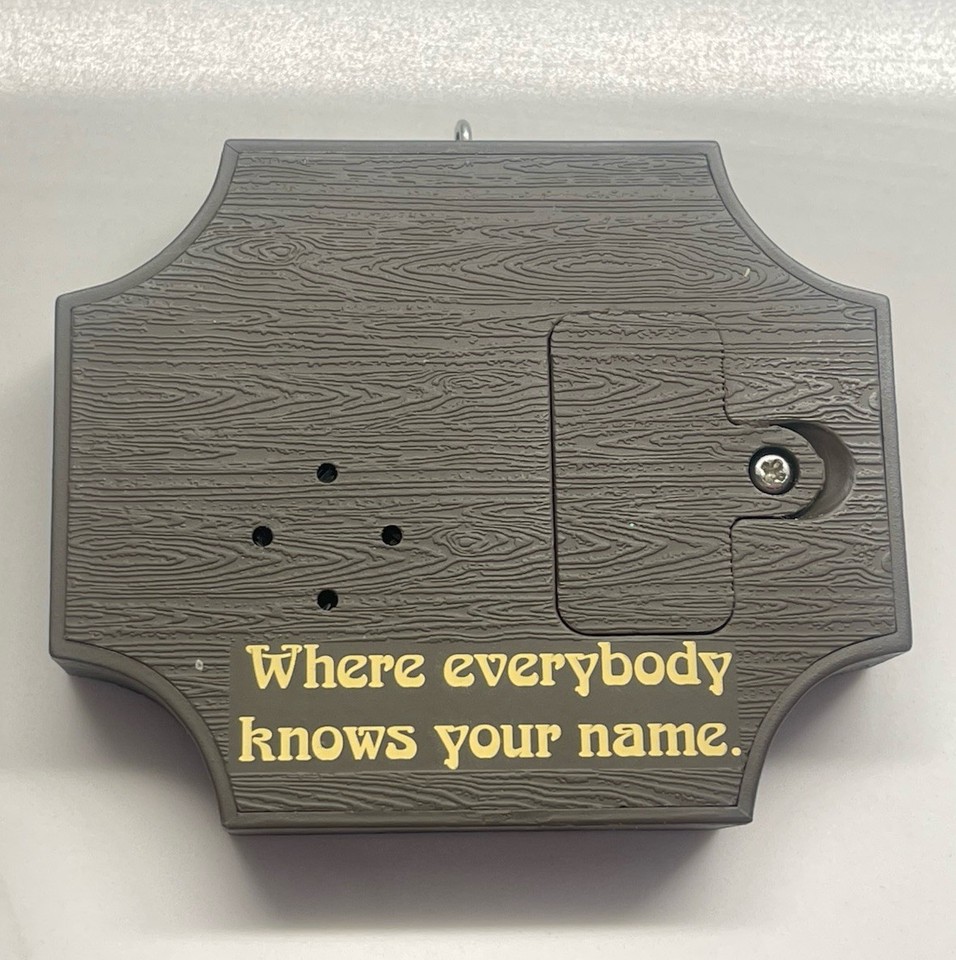 2011 Hallmark Where Everybody Knows Your Name Cheers Bar Sign Ornament ...