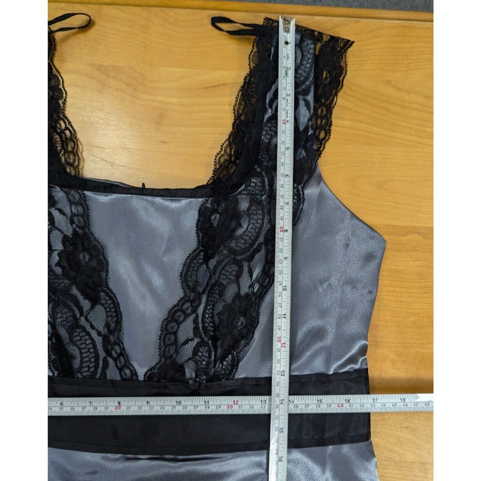 Frontier Classics Silver Alexandra Edwardian Satin Dress Medium Lace ...