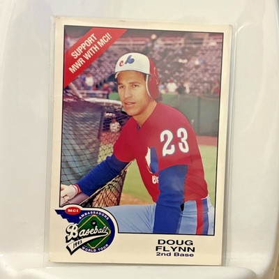 Doug Flynn 1992 MCI MLBPA Ambassadors of Baseball #3 - Montreal Expos ...