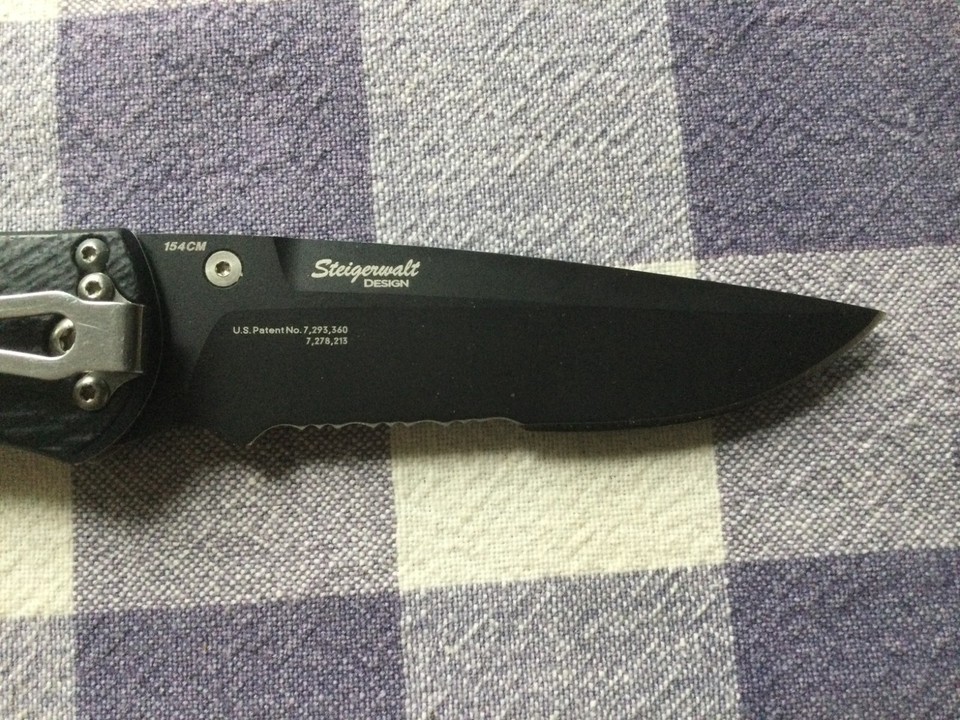 Benchmade 890SBK Torrent Nitrous Discontinued Liner Lock Knife Pre ...