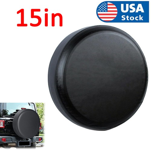 15" DIY Spare Tire Cover Trailer Wheel & Tyre Protector Against Sun ...