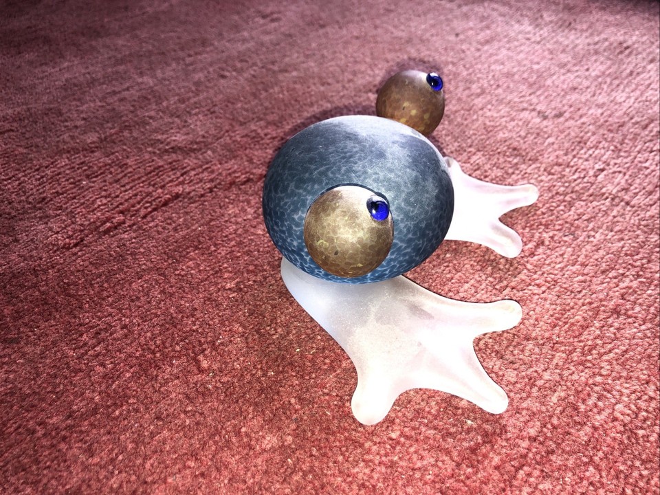 Studio Glas Design Objekt Von Borowski Frosch | eBay.de