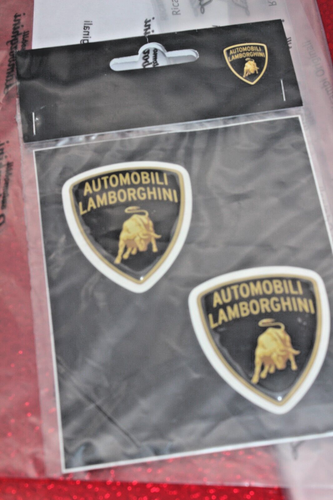 Lamborghini 3D Aufkleber Sticker Emblem 2 Stk Neu original OVP Top 5 * ...