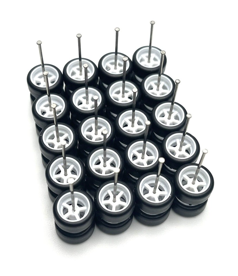 10 MIXED/RANDOM Real Riders Wheels Rims Tires Set Lot for 1/64 Scale | eBay